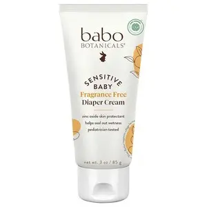 BABO BOTANICALS Sensitive Baby Fragrance Free Zinc Diaper Cream - One-color