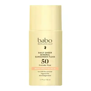 BABO BOTANICALS Spf 50 Daily Sheer Fluid Mineral Sunscreen - One-color