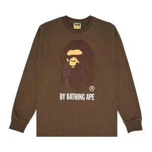 A BATHING APE Long-sleeve Tee - Brown