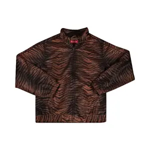 Supreme Tiger Stripe Track Jacket - Brown