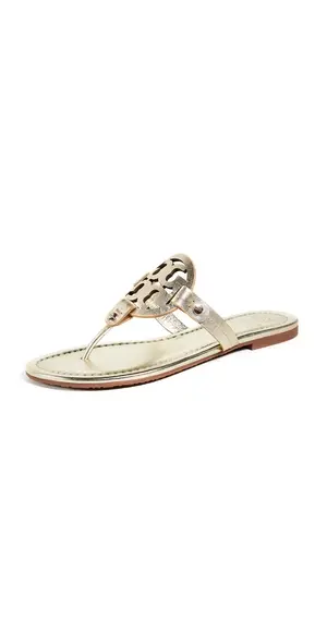 Tory Burch Miller Thong Sandals - Spark Gold