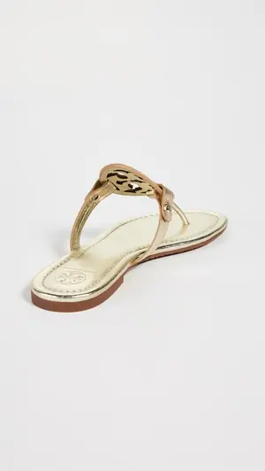 Tory Burch Miller Thong Sandals - Spark Gold