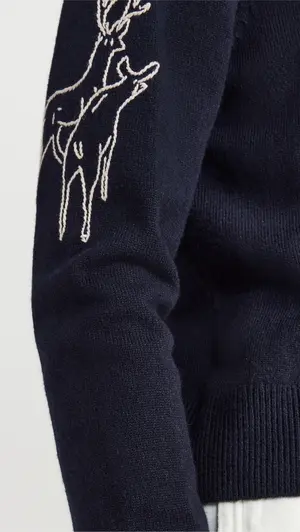 Sea Demi French Workwear Knit Cardigan