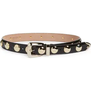 Khaite Benny Studded Leather Belt - Black 200