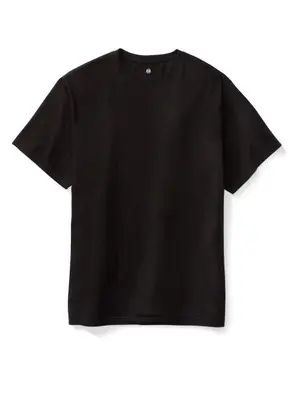 HARBOR BAY BY DXL Big & Tall Moisture-wicking Jersey T-shirt - Caviar