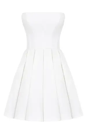 House Of Cb Emmanuela Strapless Mini Dress - White
