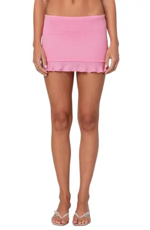 Pink Ruffle Skirt