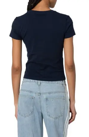 EDIKTED Tied Up Graphic T-shirt - Navy