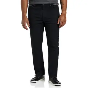 TRUE NATION BY DXL Eco Tapered-fit Stretch Jeans - Black