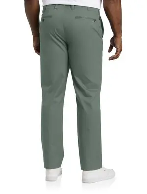OAK HILL BY DXL Straight-fit Tech Pants - Dark Forest