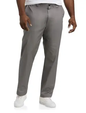 OAK HILL BY DXL Straight-fit Tech Pants - Gargoyle Grey