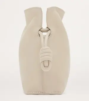 Loewe Leather Flamenco Purse - White