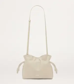 Loewe Leather Flamenco Purse - White
