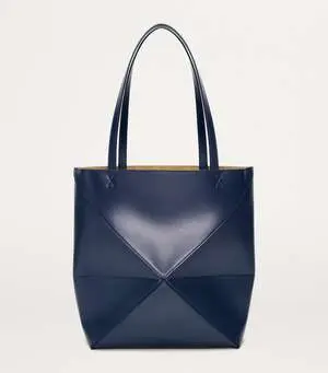 Loewe Leather Puzzle Fold Tote Bag