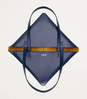 Loewe Leather Puzzle Fold Tote Bag