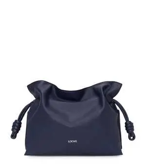 Loewe Leather Flamenco Clutch - Blue