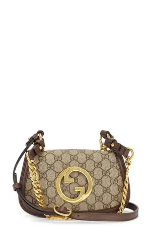 Gucci Gg Blondie Shoulder Bag - Beige