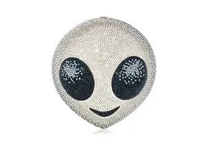 Judith Leiber Judith Leiber Couture Alien Crystal Clutch - Silver