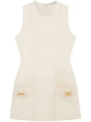 Stella McCartney Moulded Sleeveless Dress - White
