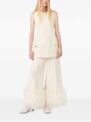 Stella McCartney Moulded Sleeveless Dress - White