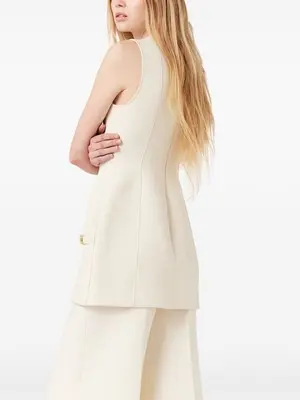 Stella McCartney Moulded Sleeveless Dress - White