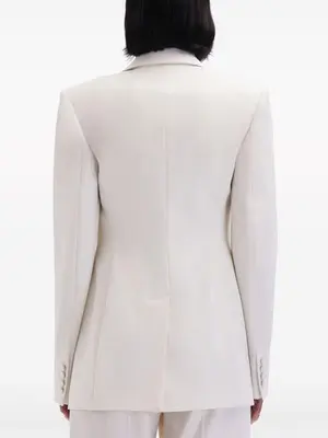 Oscar De La Renta Button-detail Virgin-wool Blazer