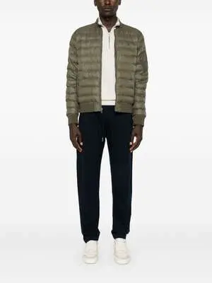 Kiton Cotton Tapered Track Pants - Blue