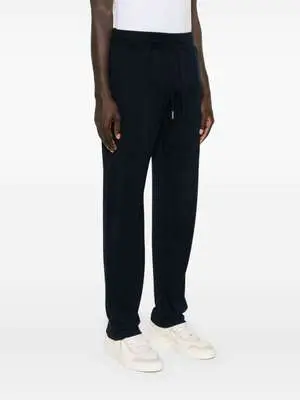 Kiton Cotton Tapered Track Pants - Blue