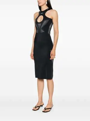 Coperni X Puma Cut-out Detail Midi Dress - Black