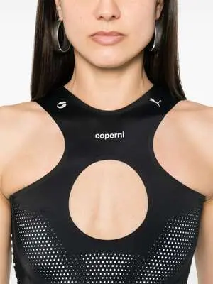 Coperni X Puma Cut-out Detail Midi Dress - Black