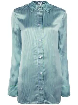 Loewe Striped Satin Shirt
