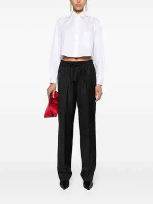 Isabel Marant Étoile Fleora Cropped Shirt - White