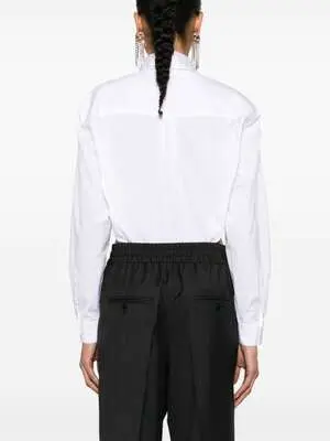 Isabel Marant Étoile Fleora Cropped Shirt - White