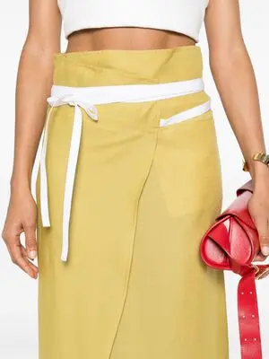 Fabiana Filippi Wraparound Midi Skirt