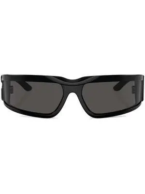 Dolce & Gabbana Logo Wraparound Sunglasses