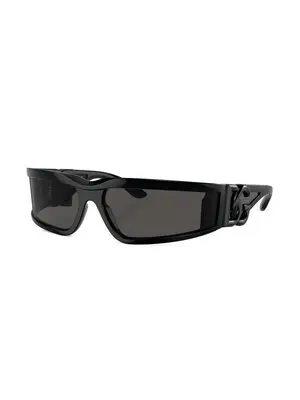 Dolce & Gabbana Logo Wraparound Sunglasses