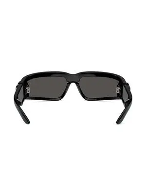 Dolce & Gabbana Logo Wraparound Sunglasses