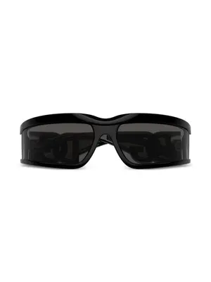 Dolce & Gabbana Logo Wraparound Sunglasses