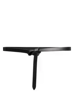 Isabel Marant Étoile Kirka Leather Belt - Black