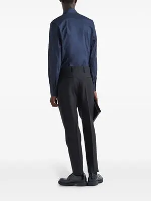 Prada Long-sleeve Cotton Shirt - Blue