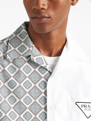 Prada Double Match Cotton Shirt
