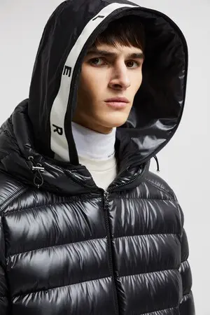 Moncler Besines Double Hood Short Down Jacket