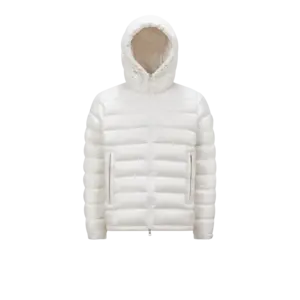 Moncler MONCLER COLLECTION Besines Double Hood Short Down Jacket White