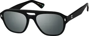 Zenni Aviator Full Rim Sunglasses - Black