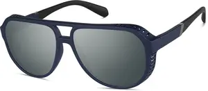Zenni Aviator Full Rim Sunglasses - Navy