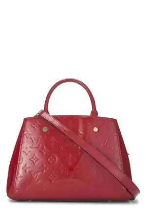 LOUIS VUITTON Cerise Vernis Montaigne - Red