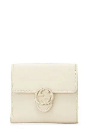 Gucci Grained Leather French Flap Wallet