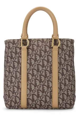 Dior Trotter Canvas Handbag - Brown