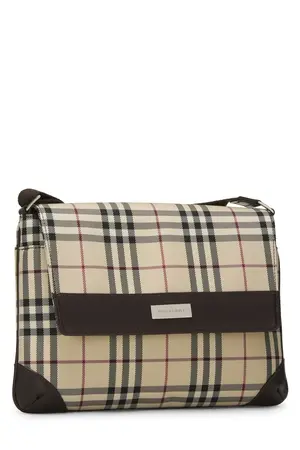 Burberry House Check Flap Messenger