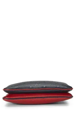 LOUIS VUITTON Color Empreinte Double Zip Pochette